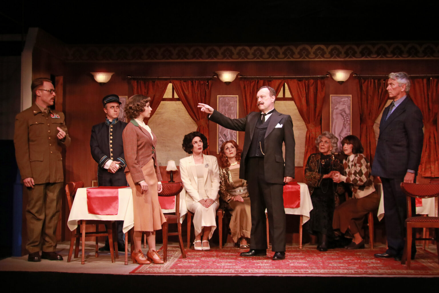 Review: Hop aboard Actors' Playhouse's madcap 'Murder on the Orient ...