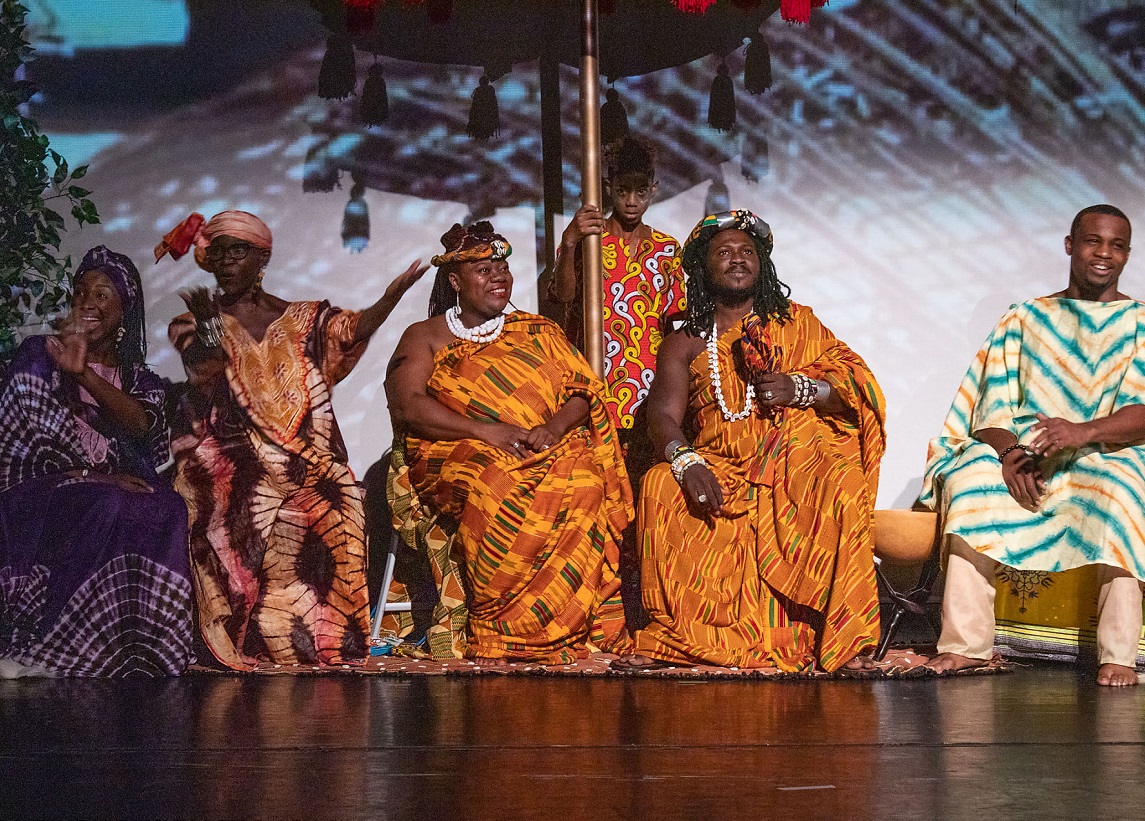 Stilt walkers elevate this year's DanceAfrica Miami festival ...