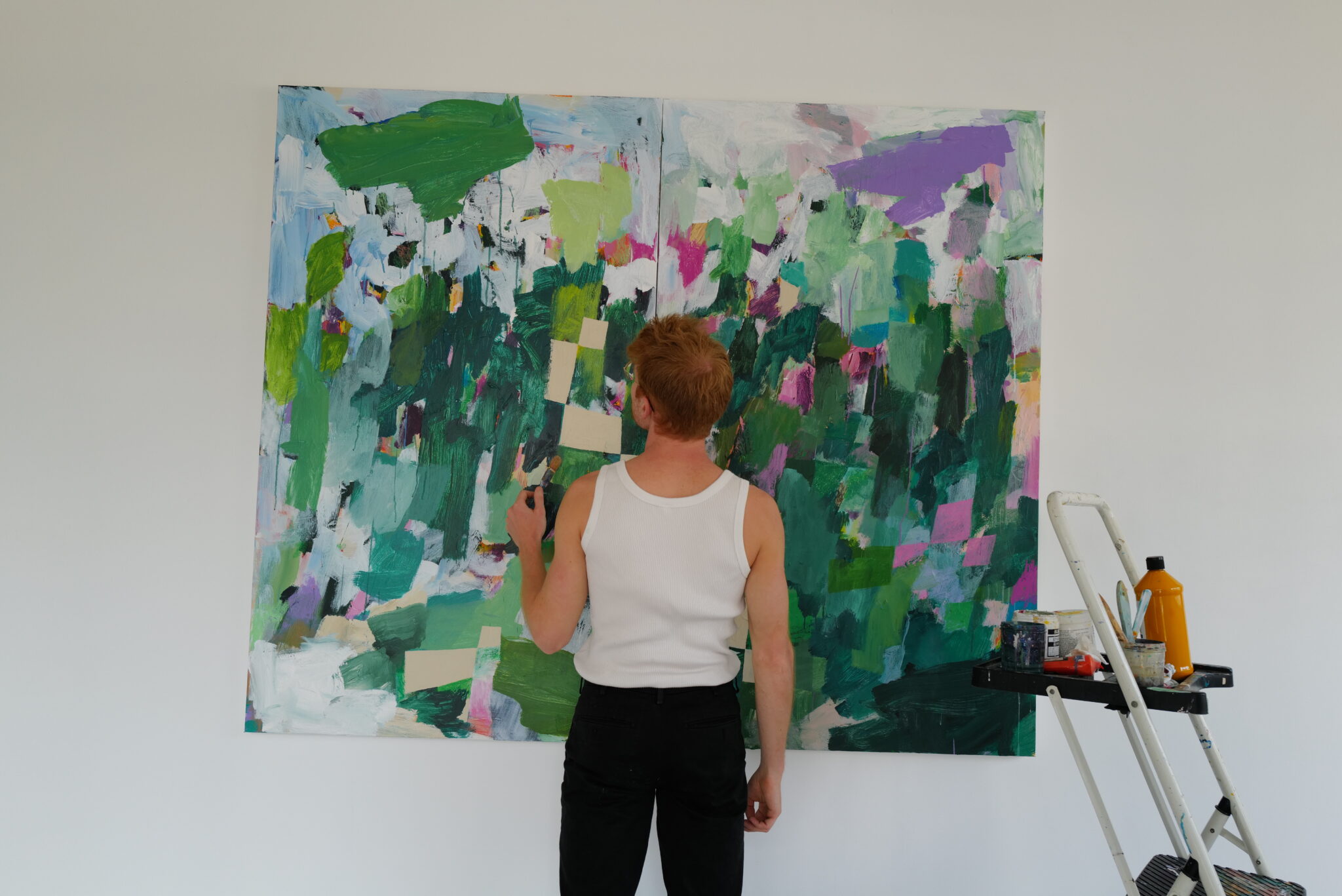 Dancer Alexander Peters Pivots to Paint in Miami Beach Exhibition ...